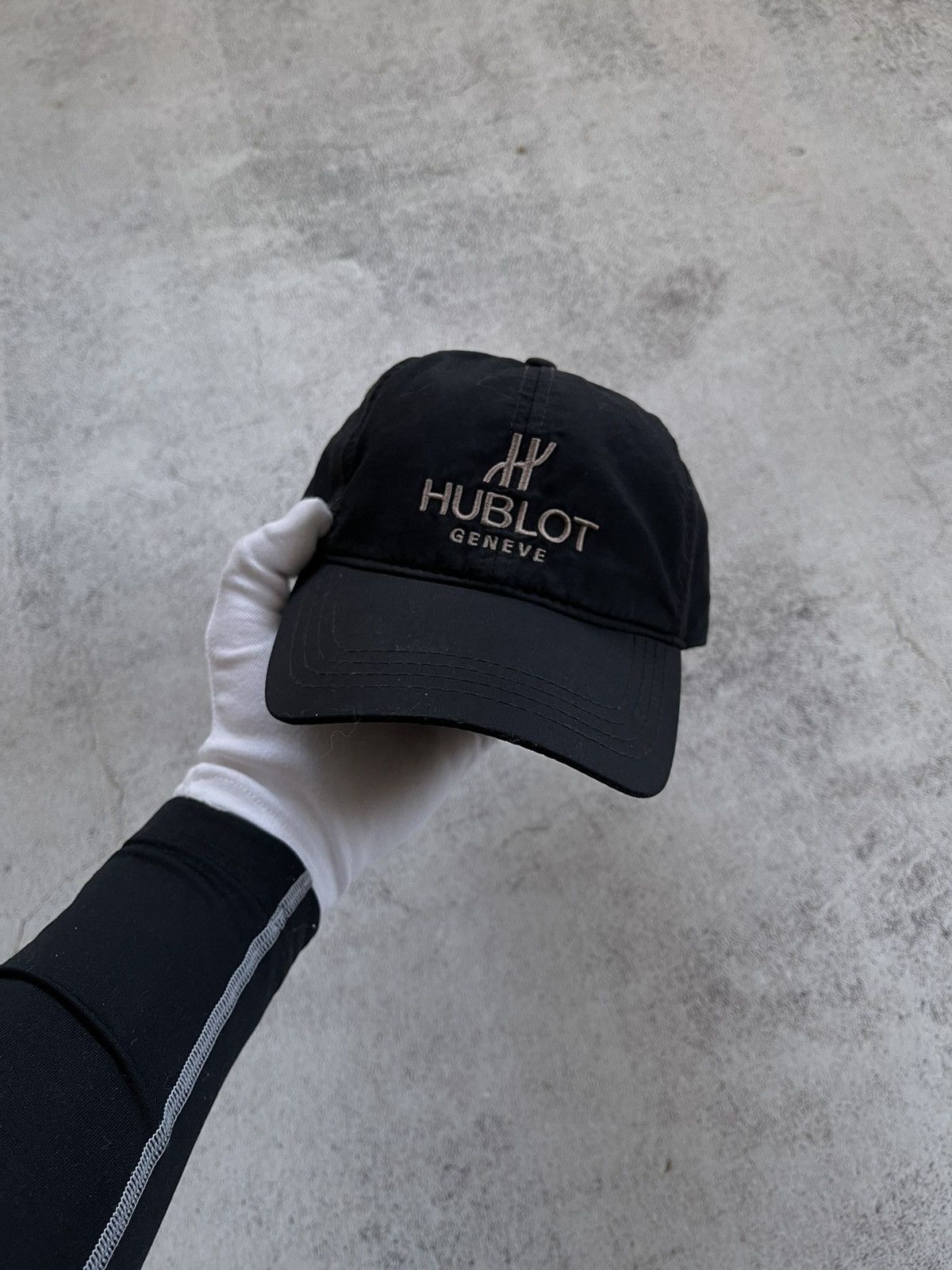 Hublot × Vintage × Watch Hublot Geneve Rare Nylon Black Cap/Hat One ...