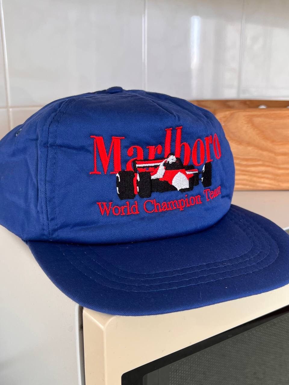 Marlboro × Racing × Vintage Marlboro Racing vintage big logo cap 90s ...