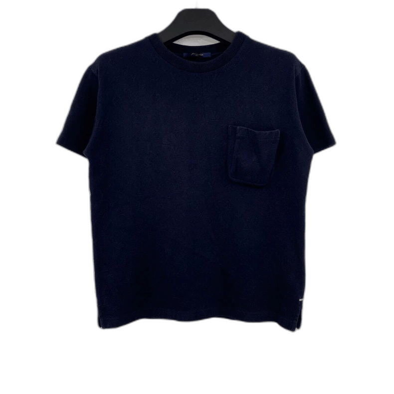 Louis Vuitton Louis Vuitton Dark Blue Pocket Short Sleeve Shirt -2505 ...