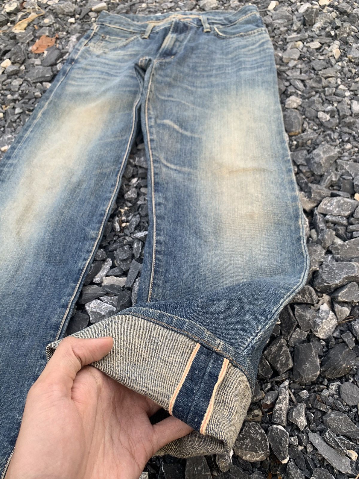 If Six Was Nine VINTAGE EDWIN 505XX SELVEDGE RUSTY JAPANESE DISTRESSED ...