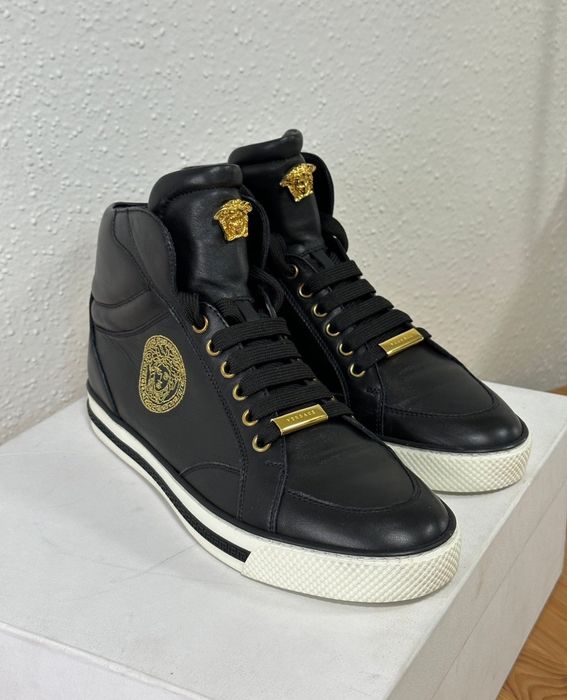 Versace Versace Medusa high top sneakers | Grailed
