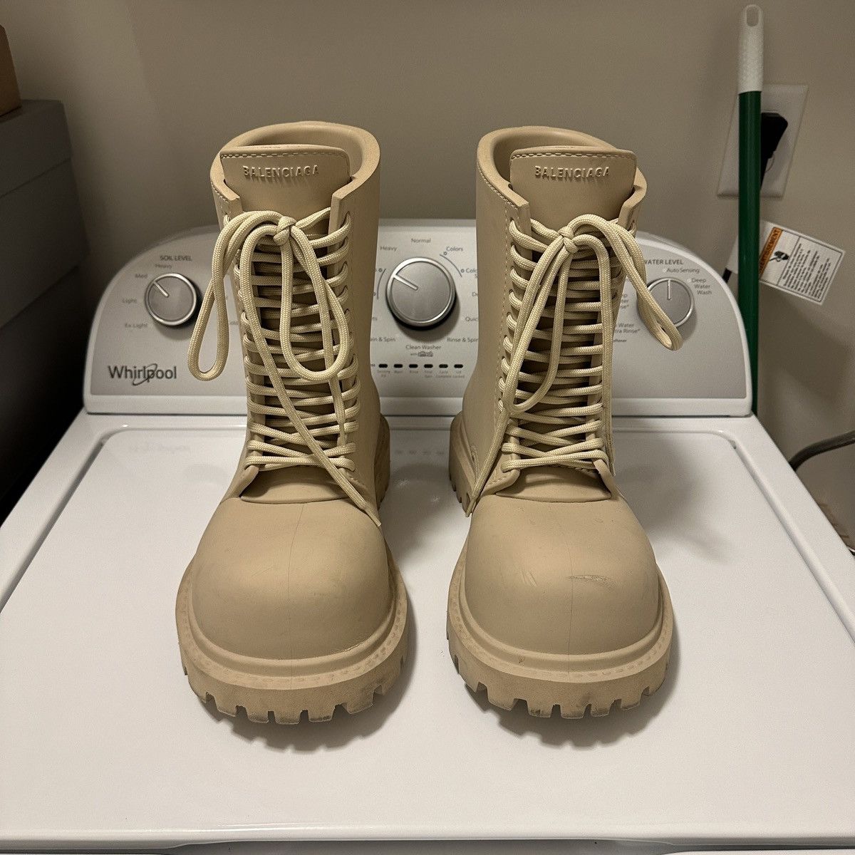 Balenciaga 1 OF 1 UNRELEASED STEROID BOOTS IN OFF WHITE COLOR | Grailed