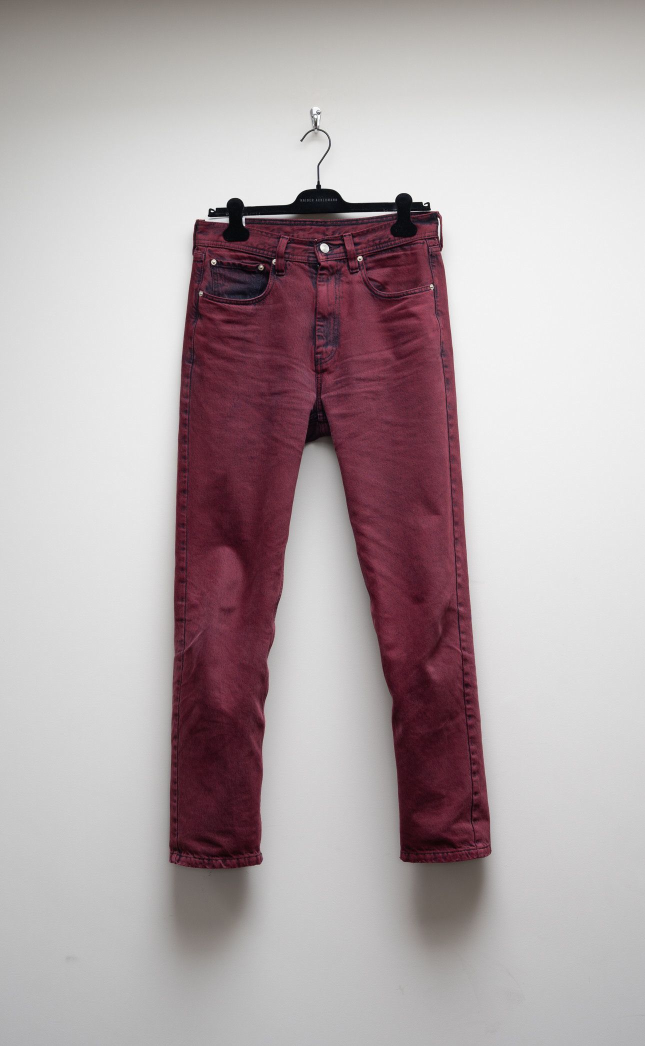 Namacheko Red overdyed denim | Grailed