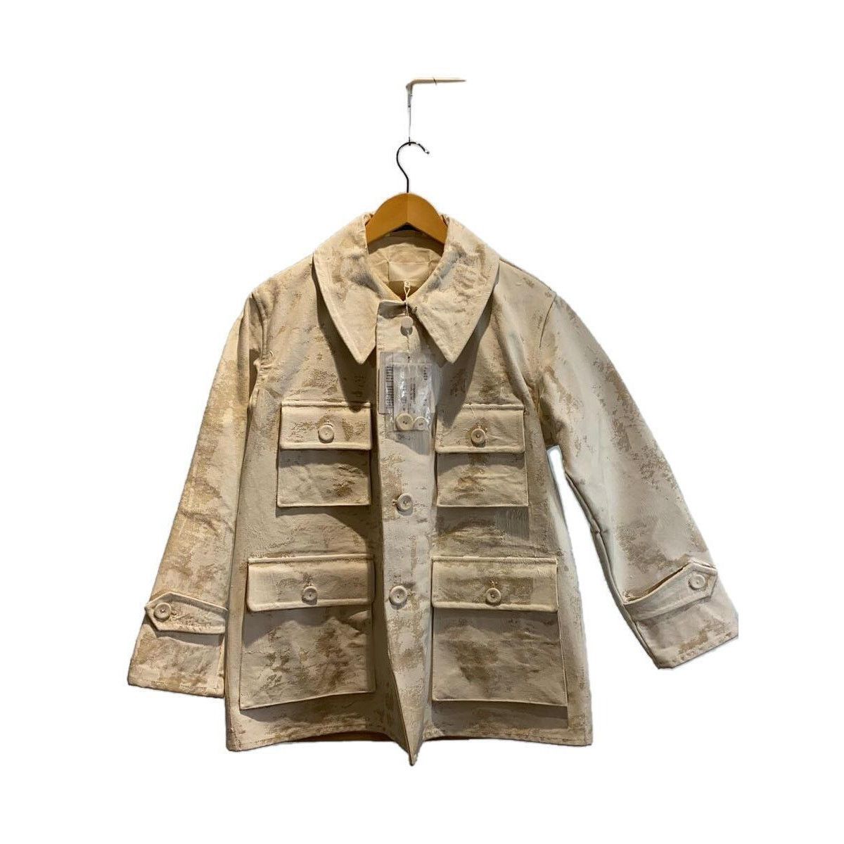 Maison Margiela Maison Margiela Ivory Cotton Jacket | Grailed