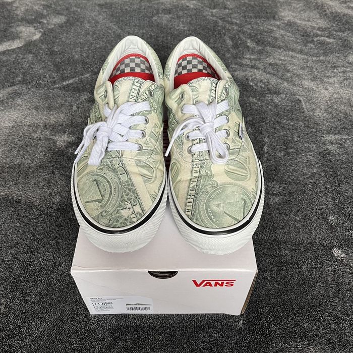 Supreme Vans x Supreme Dollar Bill Skate Era Green | Grailed