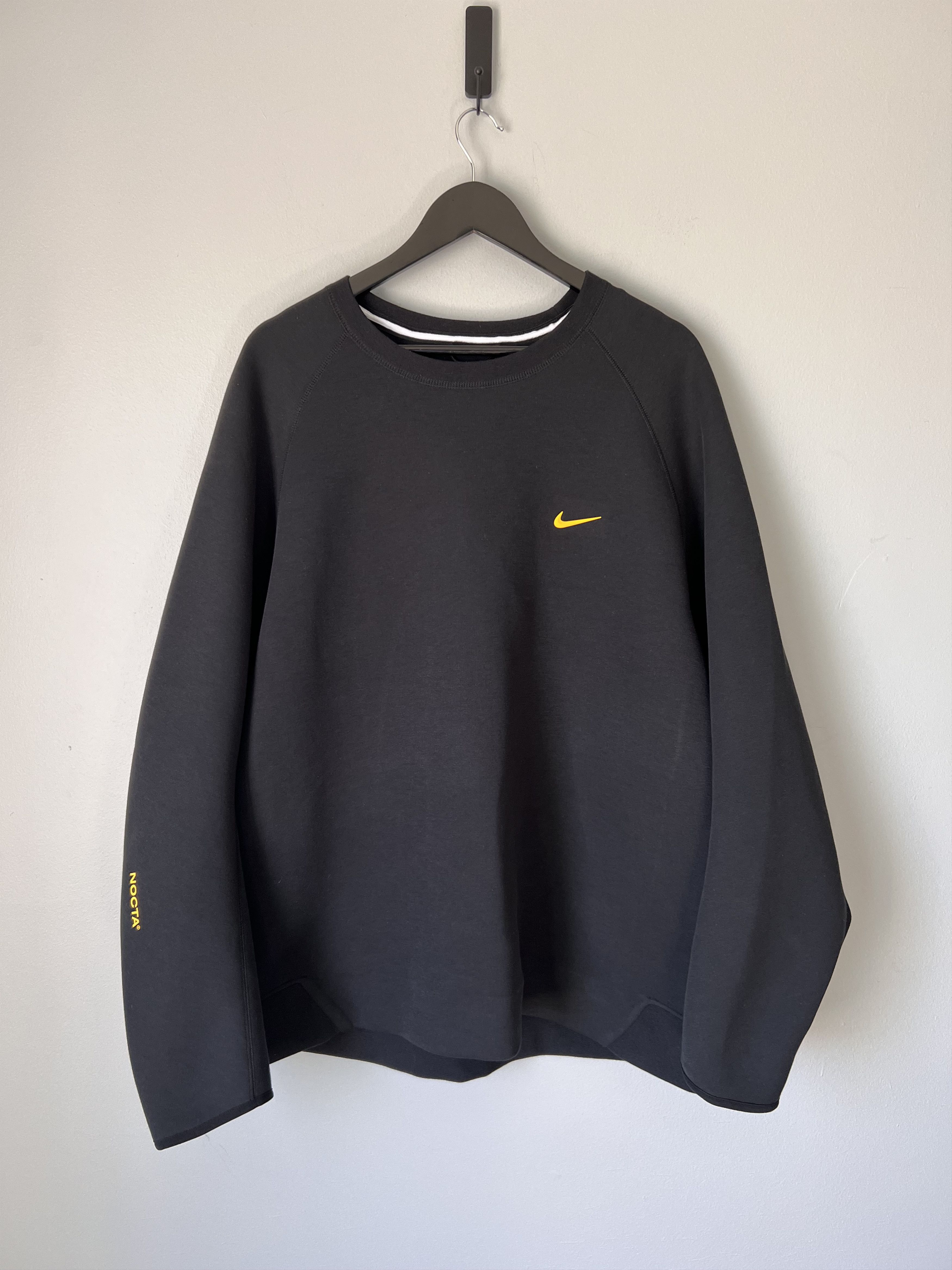 NOCTA × Nike Nike NOCTA Tech Fleece Crewneck Sweatshirt in Black | Grailed