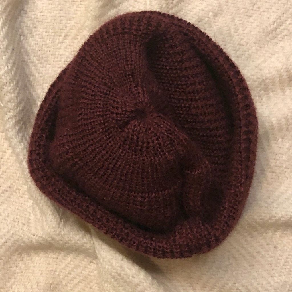 Heimat Textil Heimat Textil Mechanic's Hat Wool Watch Cap Burgundy ...