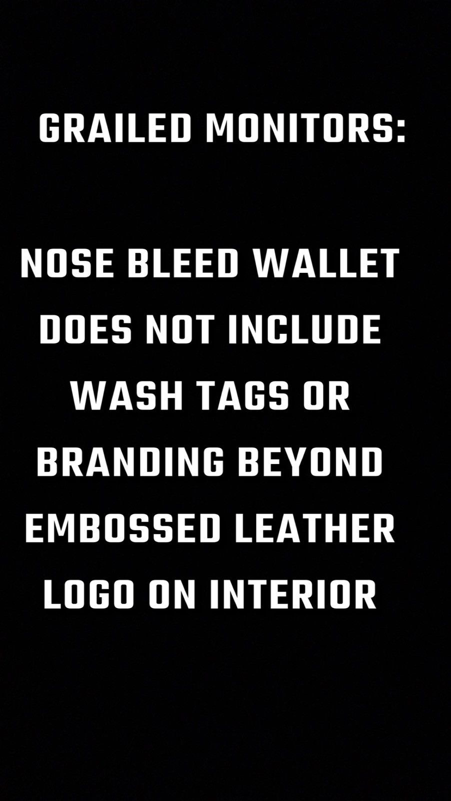 Enfants Riches Deprimes **GRAIL** ERD Nose Bleed Wallet | Grailed