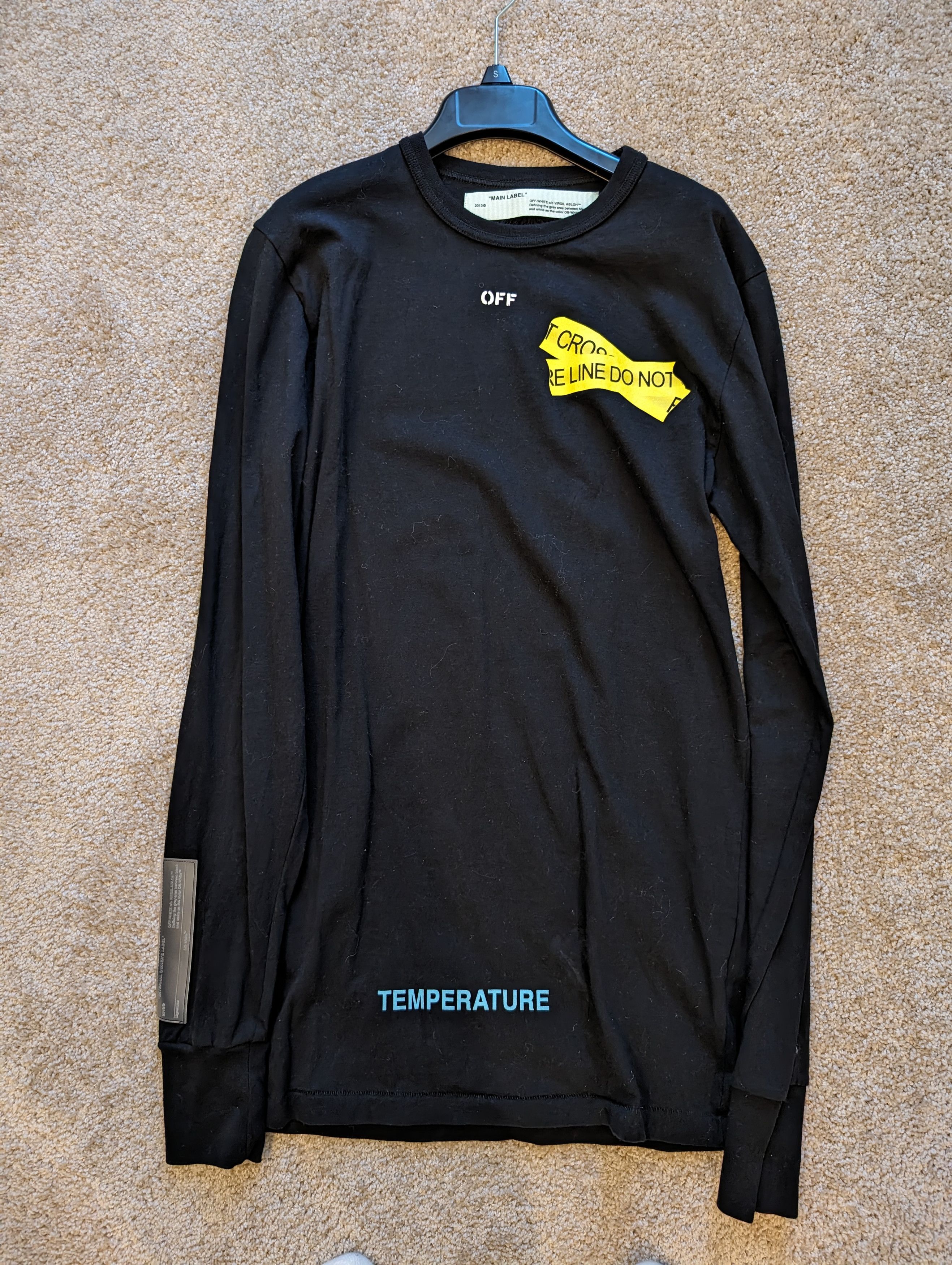 Off-White Off white temperature fire hazard long sleeve | Grailed