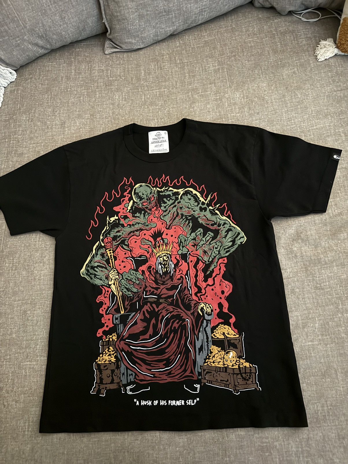 Warren Lotas WARREN LOTAS CRYING KING TEE | Grailed