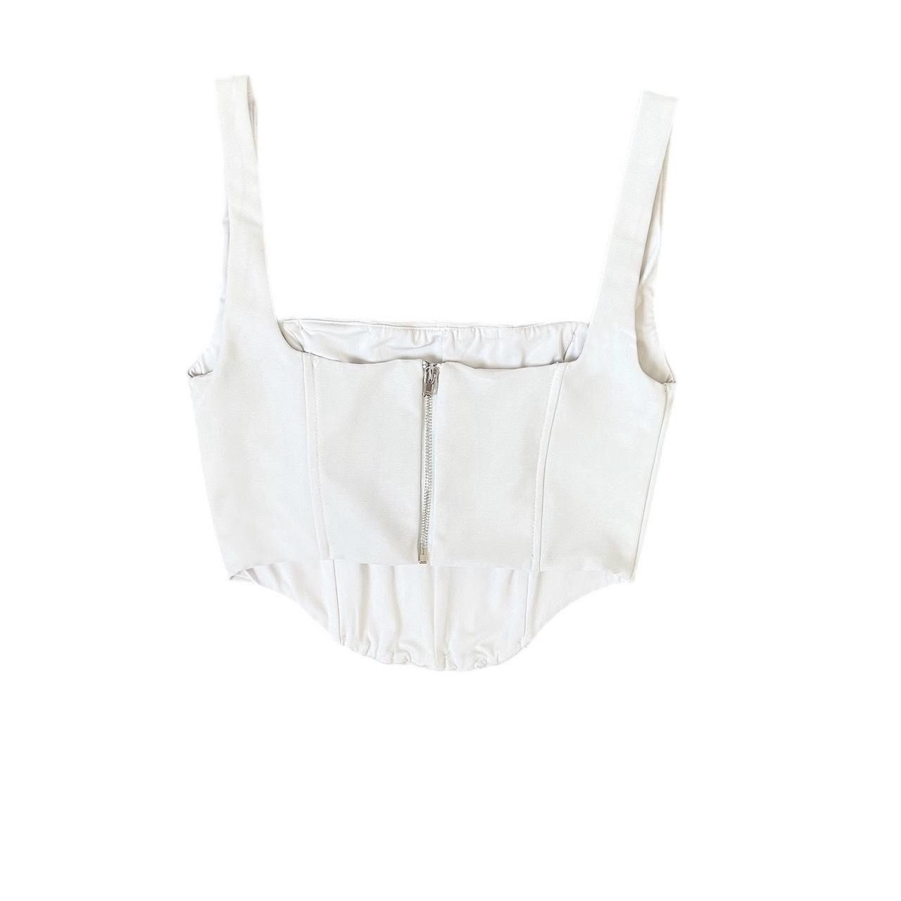 Nordstrom white edikted isla corset top | Grailed