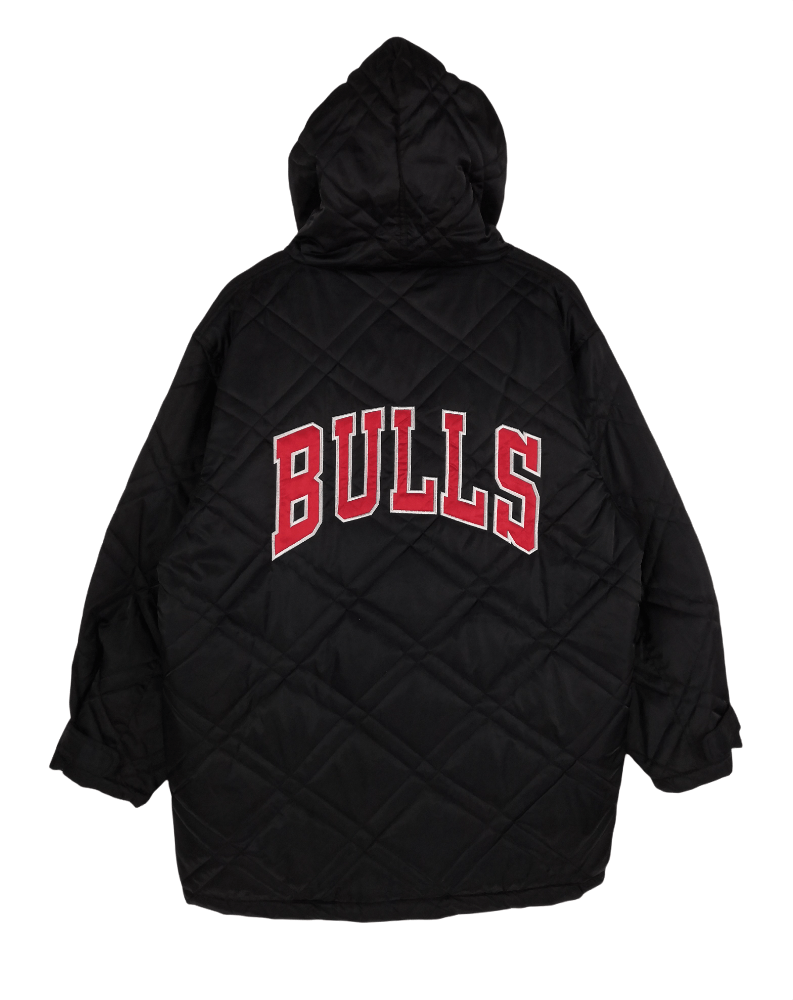 NBA Vintage NBA Chicago Bulls Puffer Jacket Big Logo Winter | Grailed