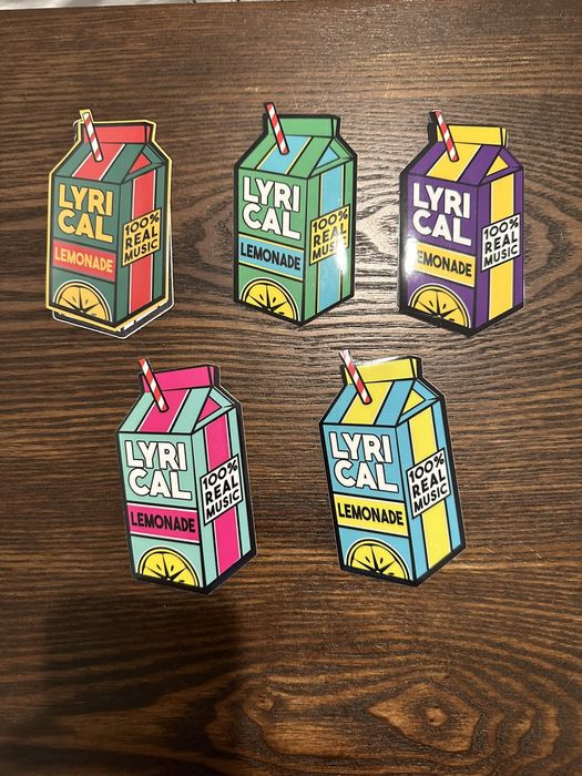 Lyrical Lemonade Lyrical Lemonade 5 pack logo stickers | Grailed