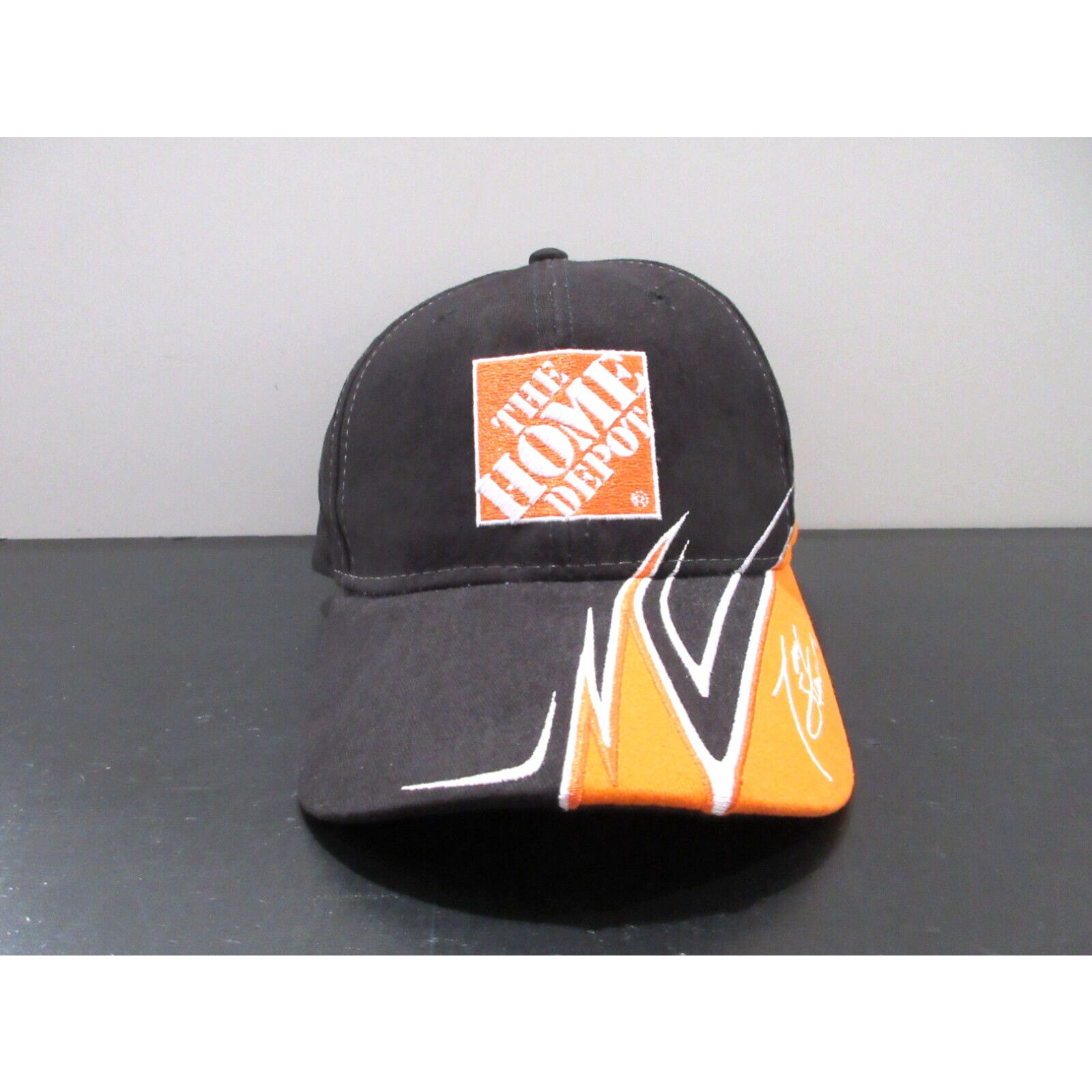 NASCAR Nascar Hat Cap Snap Back Black Tony Stewart Home Depot Race Car ...
