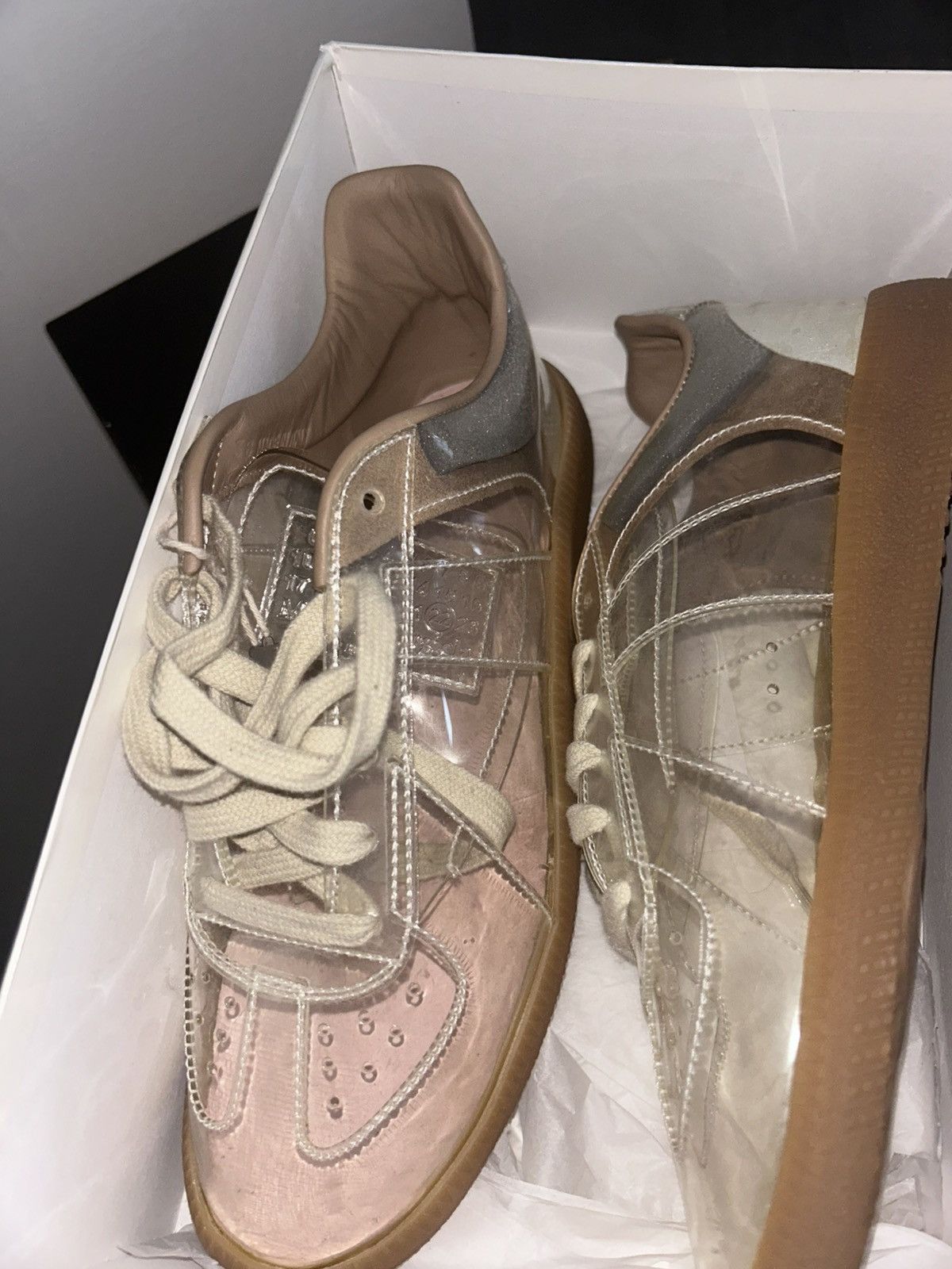 Maison Margiela Maison Margiela Replica Transparent Sneakers | Grailed