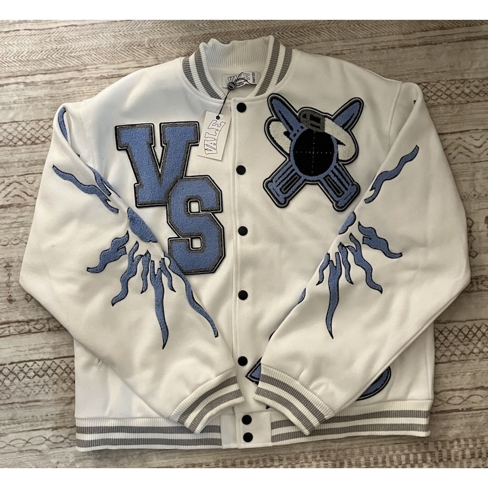 Vale Vale Forever Varsity Jacket ‘VS Applique Streetwear Size XXL | Grailed