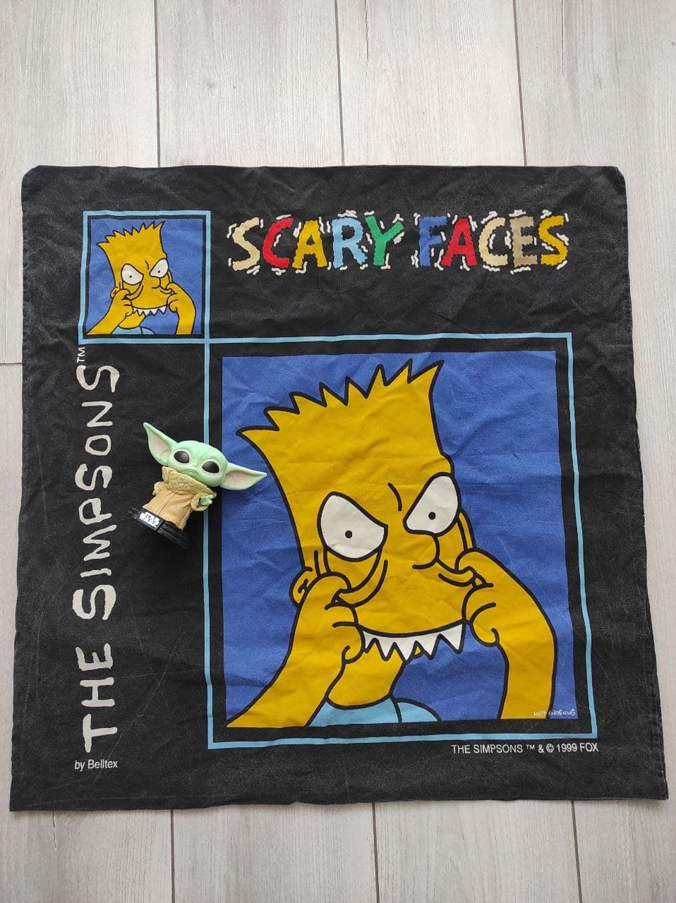 Other × The Simpsons Pillow Case The Simpsons Bart Scary Faces 1999 ...
