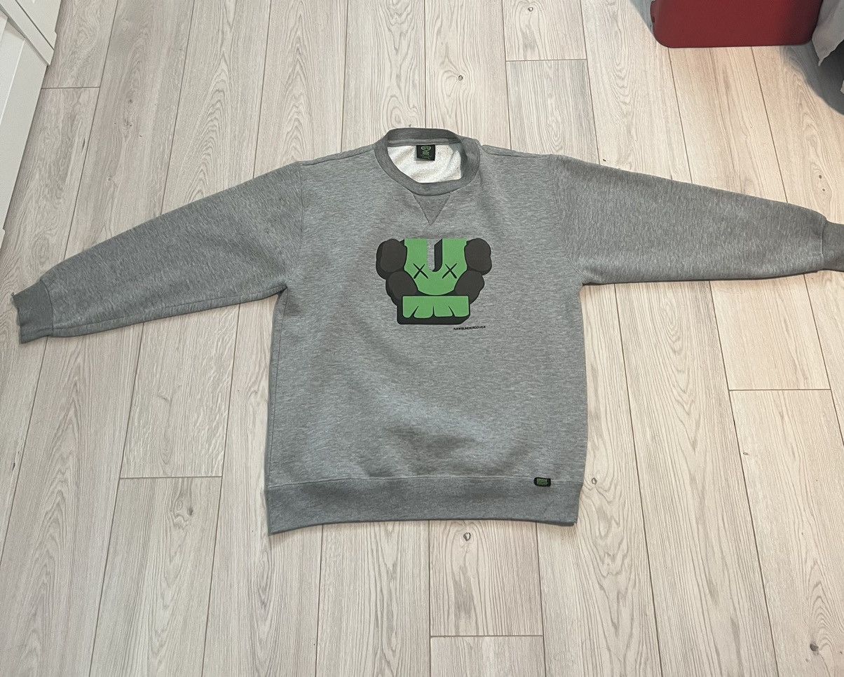 Undercover Undercover x Kaws 2001 Chaotic Discord Sweater | Grailed