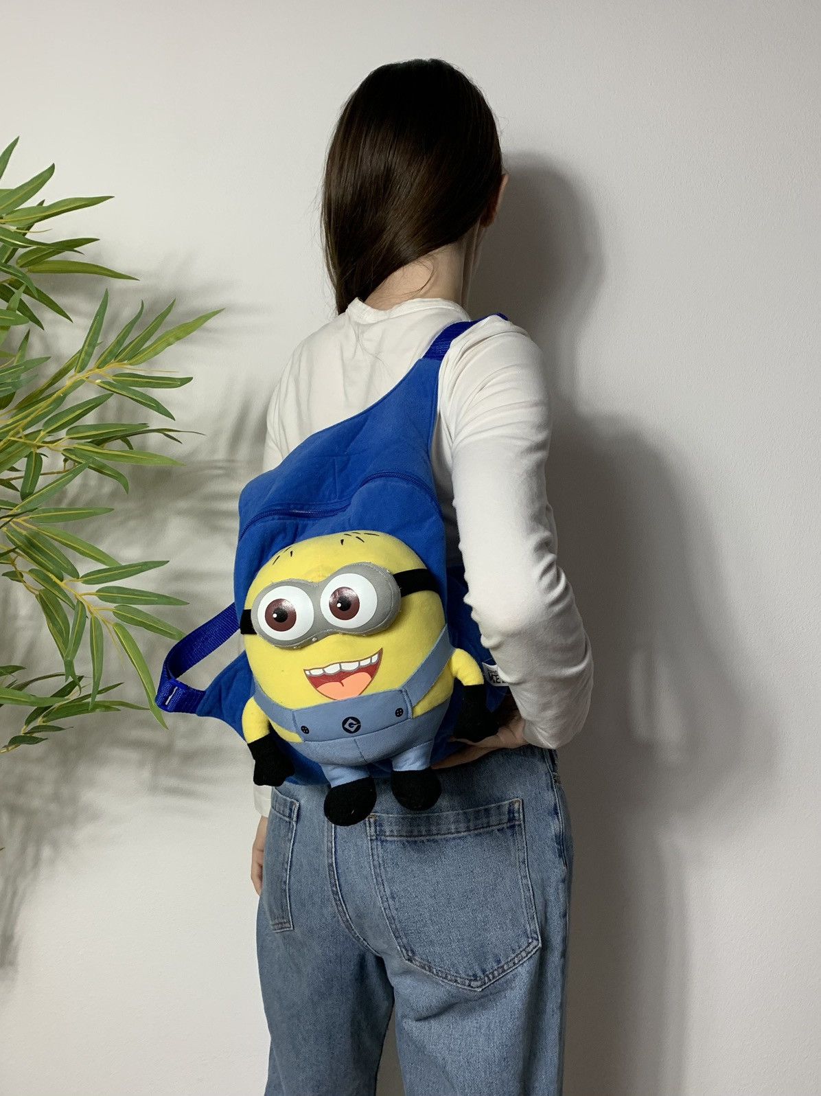 Vintage VINTAGE MINION “DESPICABLE ME 2”CUTE 3D BACKPACK | Grailed