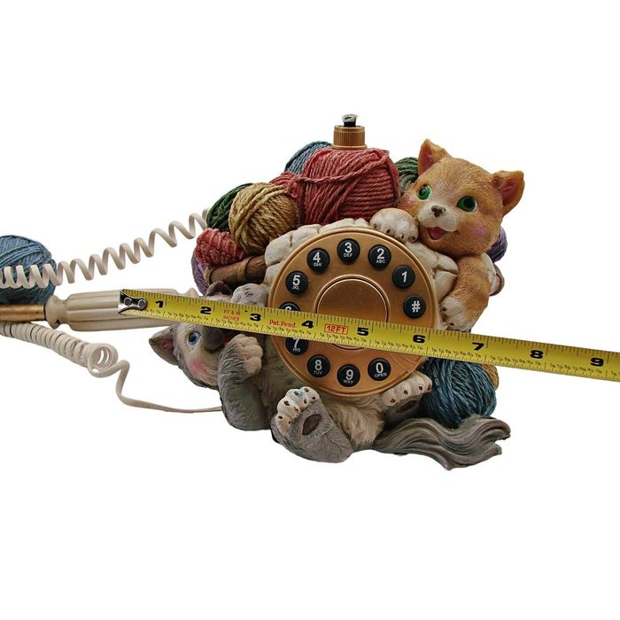 Vintage Vintage Kitten Yarn Phone Landline Telephone Novelty Design ...
