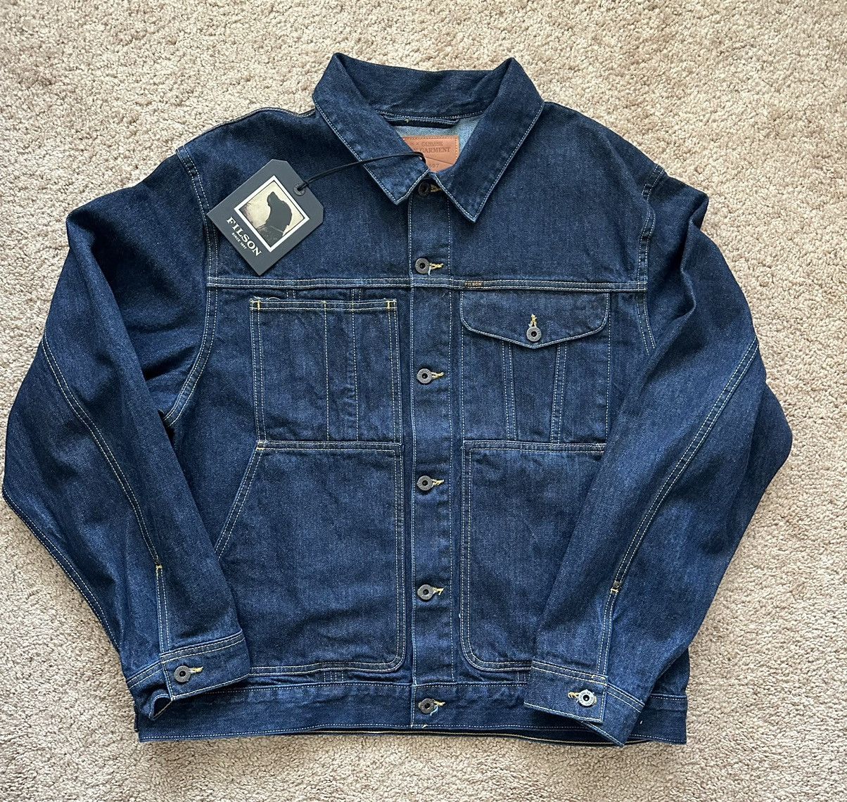 Filson Filson Denim Short Cruiser Jacket XXL | Grailed