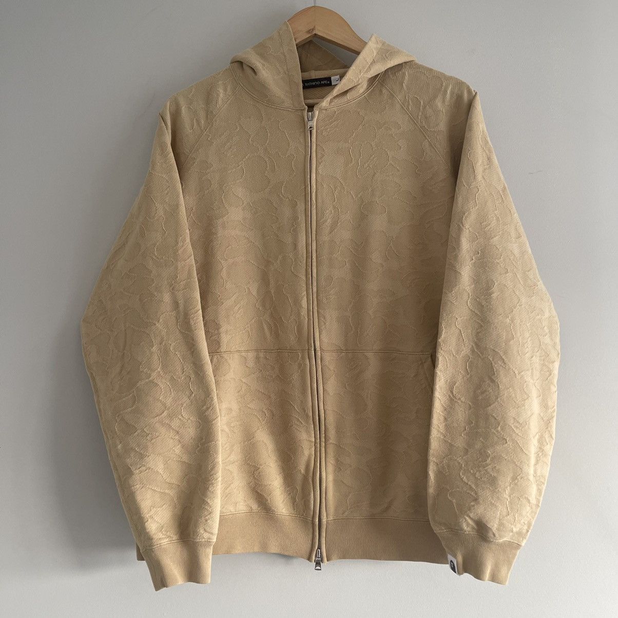 Bape OG NFS EXCLUSIVE Bape Gold Hidden Camo Jacquard Zip Hoodie | Grailed
