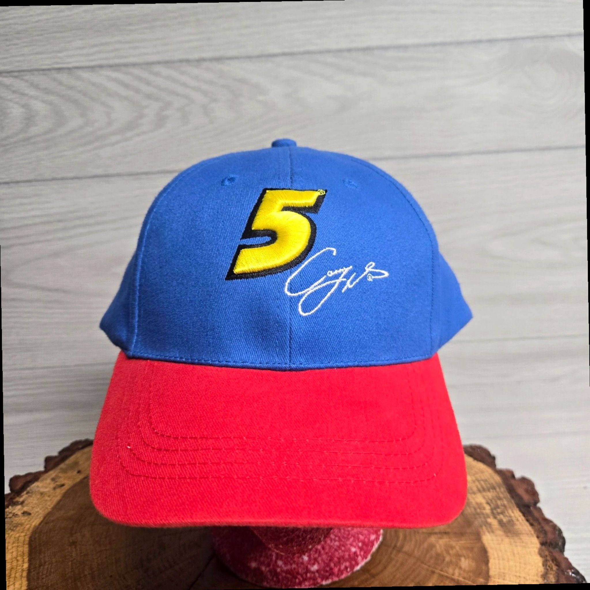 NASCAR Authentic Mears Number 5 2008 Kelloggs Carquest Blue Adult Strap ...