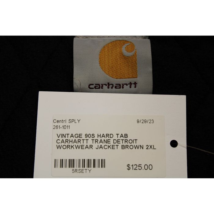 Carhartt Vintage 90's Carhartt Hard Tab Trane Detroit Workwear Jacket ...