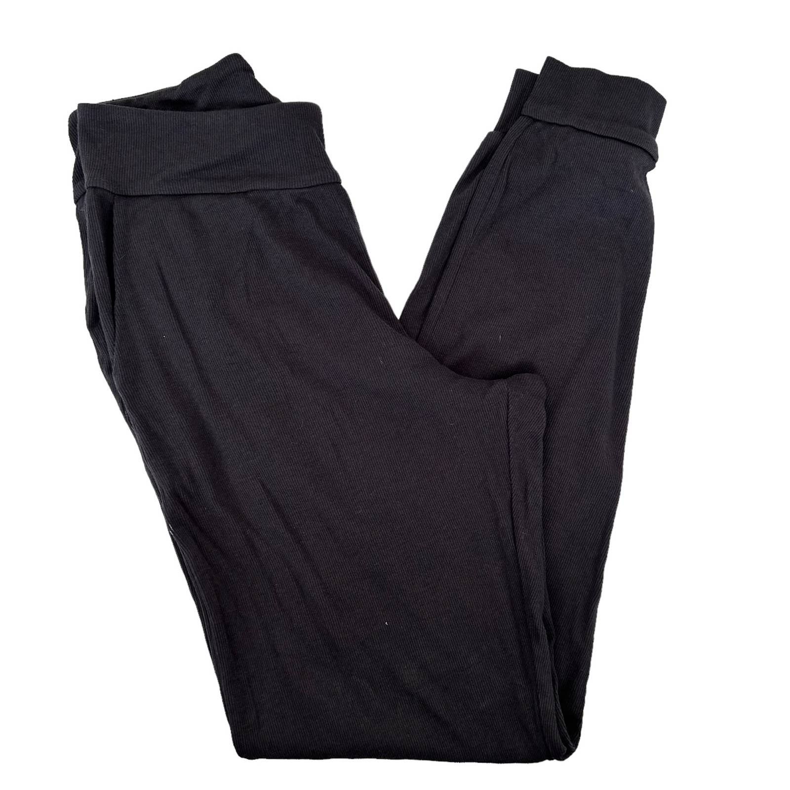Commando Commando Black Ribbed Joggers Sz M | Grailed