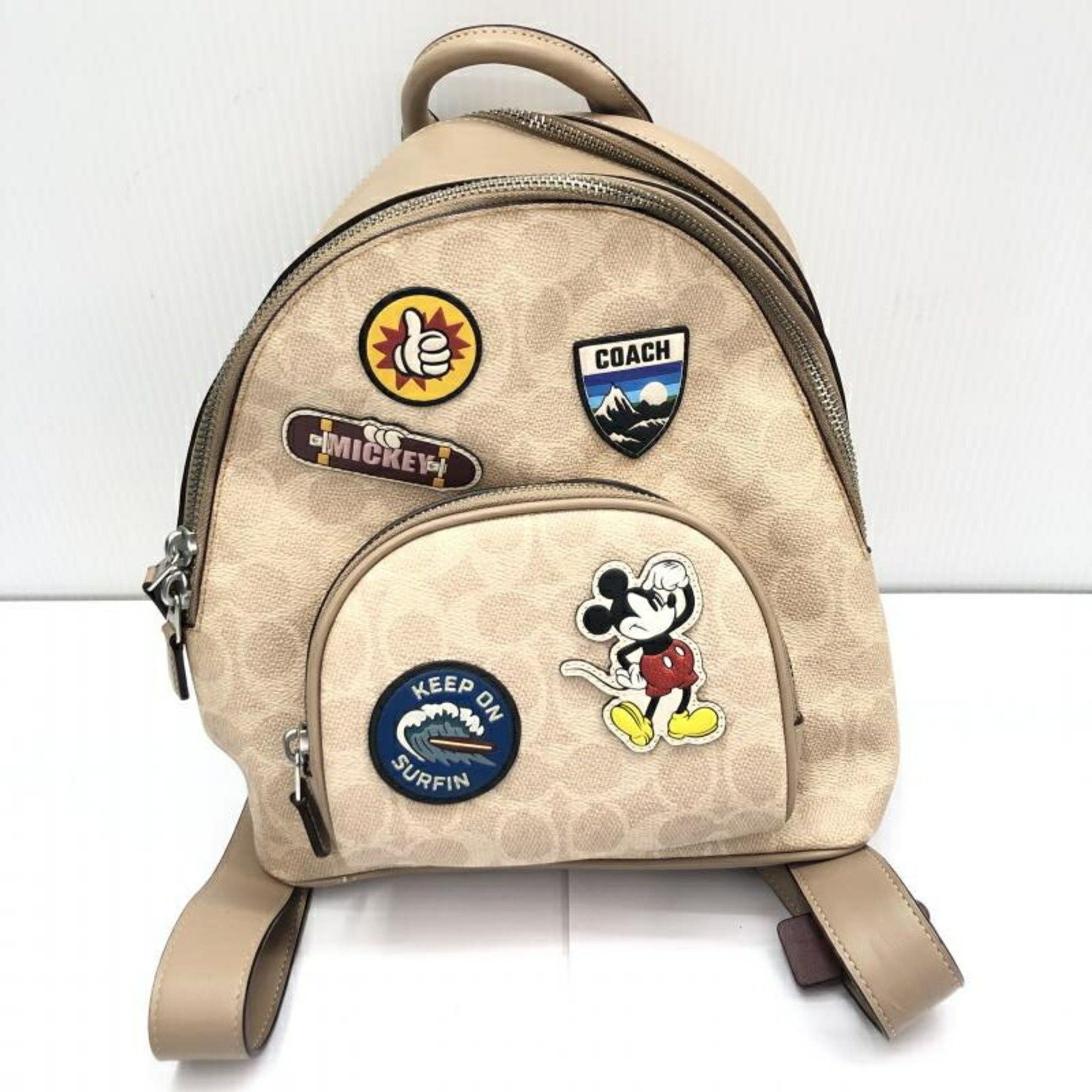 Disney The Walt Disney Company DISNEY x COACH Backpack Carry 23 Beige ...