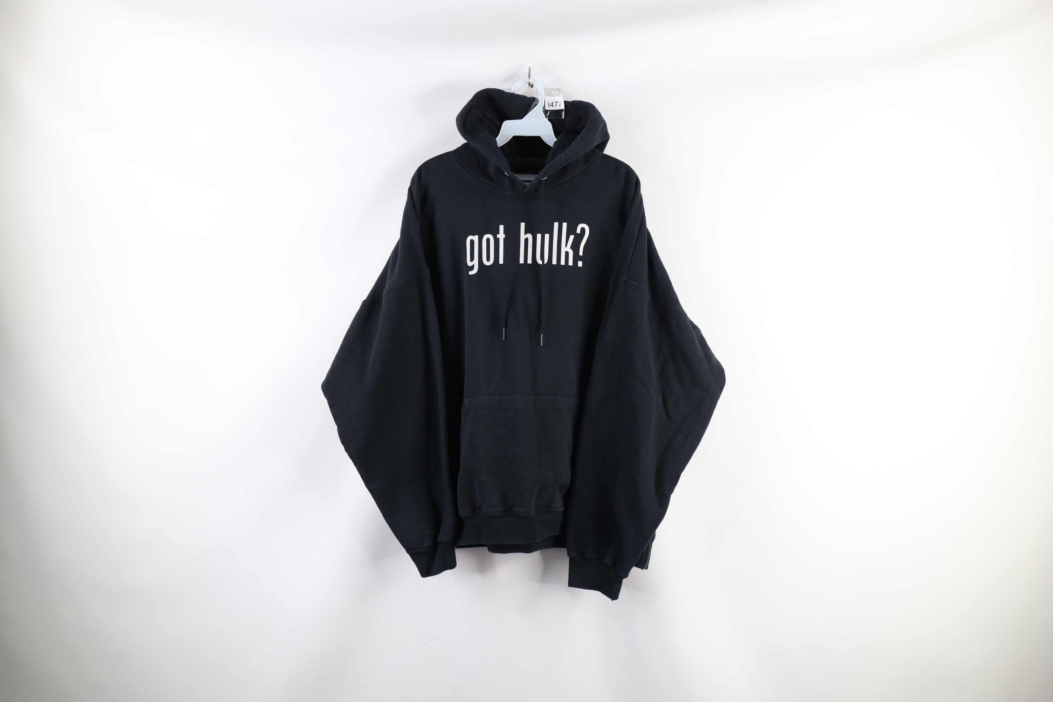 Vintage Vintage Distressed Faded Got Hulk Hoodie Sweatshirt Black | Grailed