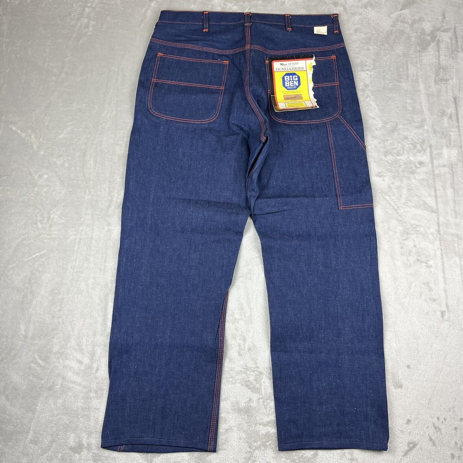 Wrangler VTG 70s Big Ben Wrangler Deadstock Carpenter Blue Jeans Size ...