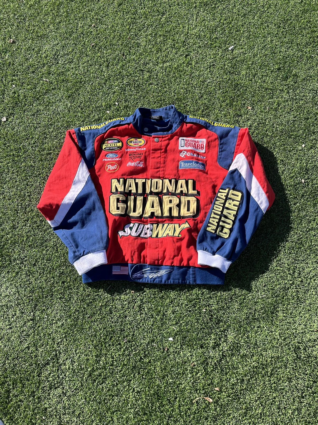 NASCAR Roush Racing Crew Jacket #16 Biffle XL | Grailed