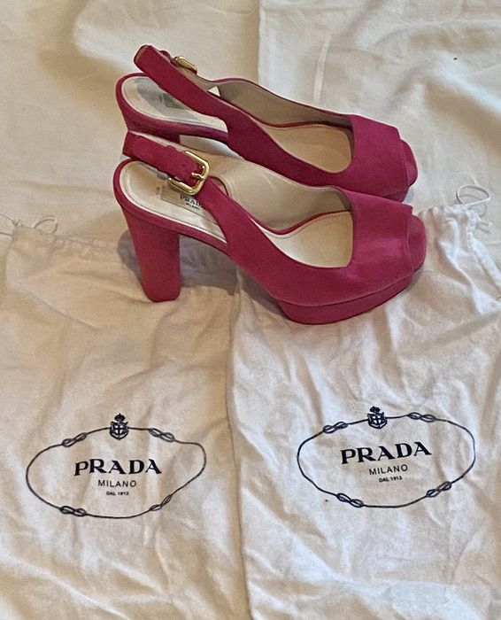 Prada Prada Hot Pink Heels | Grailed