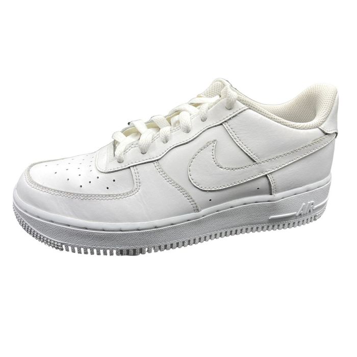 Nike Nike Girls Air Force 1 Sneaker Leather White Lace Up 6.5 | Grailed