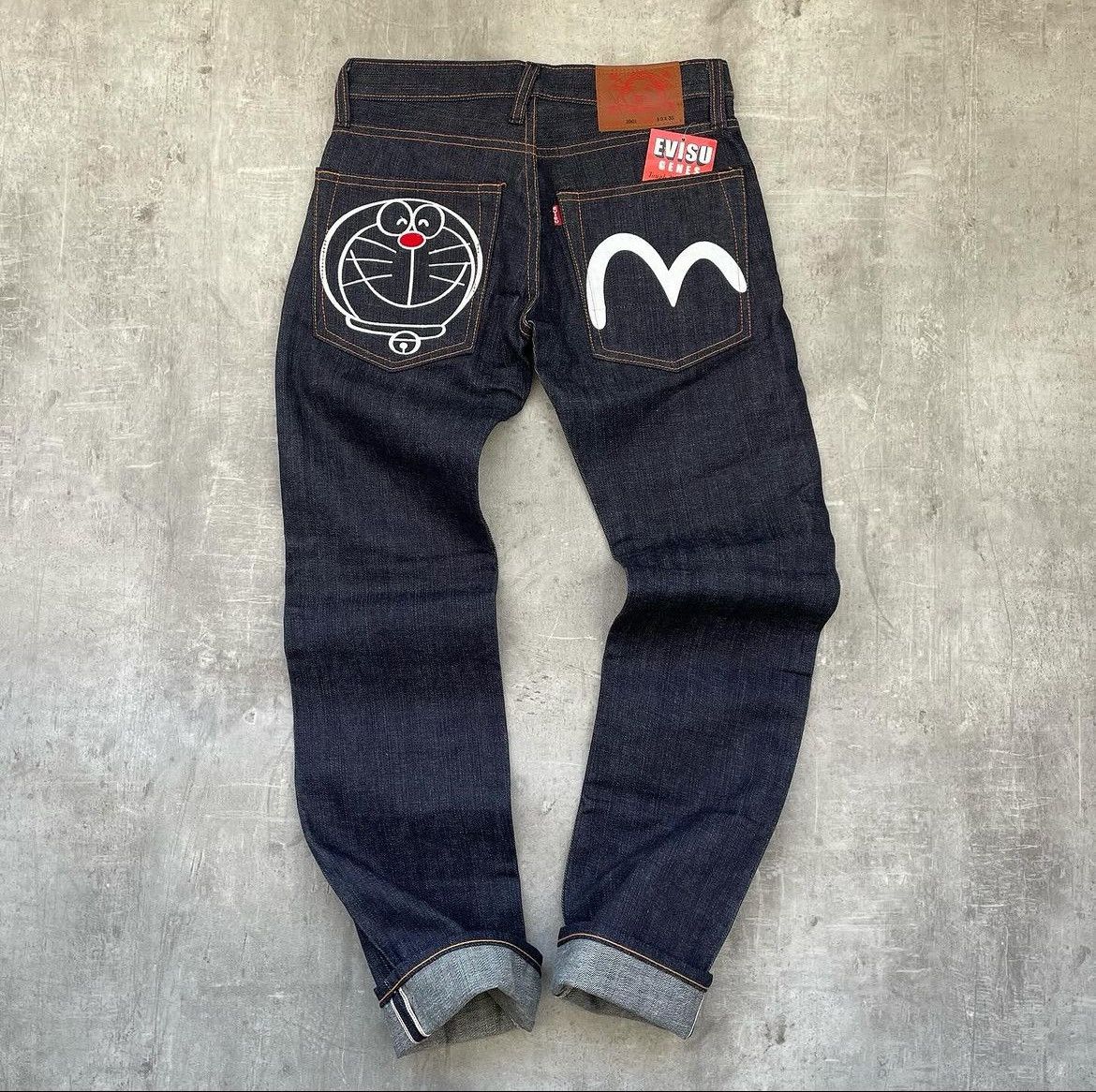 Evisu × Streetwear × Vintage Evisu Selvedge Special Doraemon | Grailed
