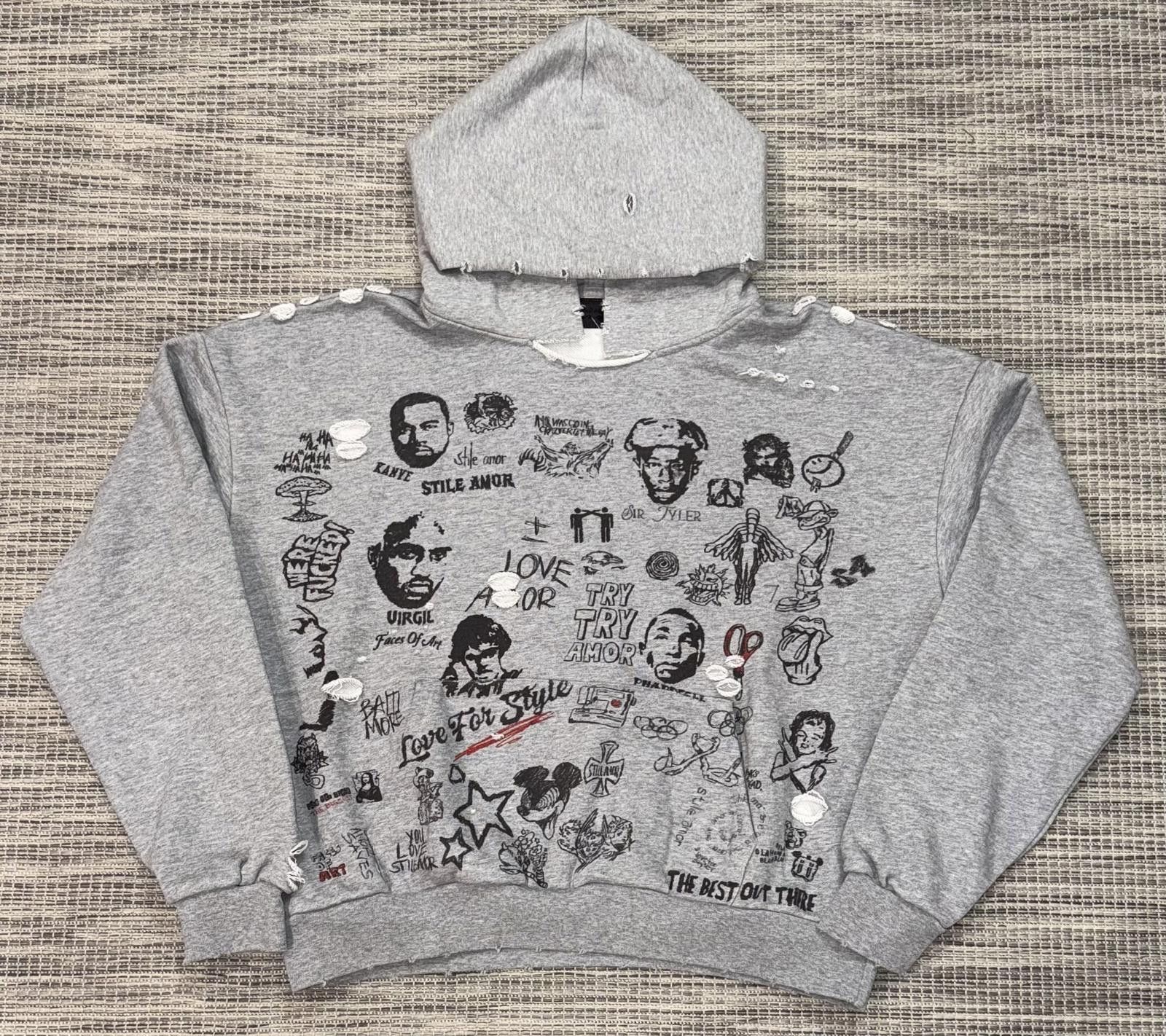 Other Stile Dé Amor Graffiti Di Storia Hoodie | Grailed