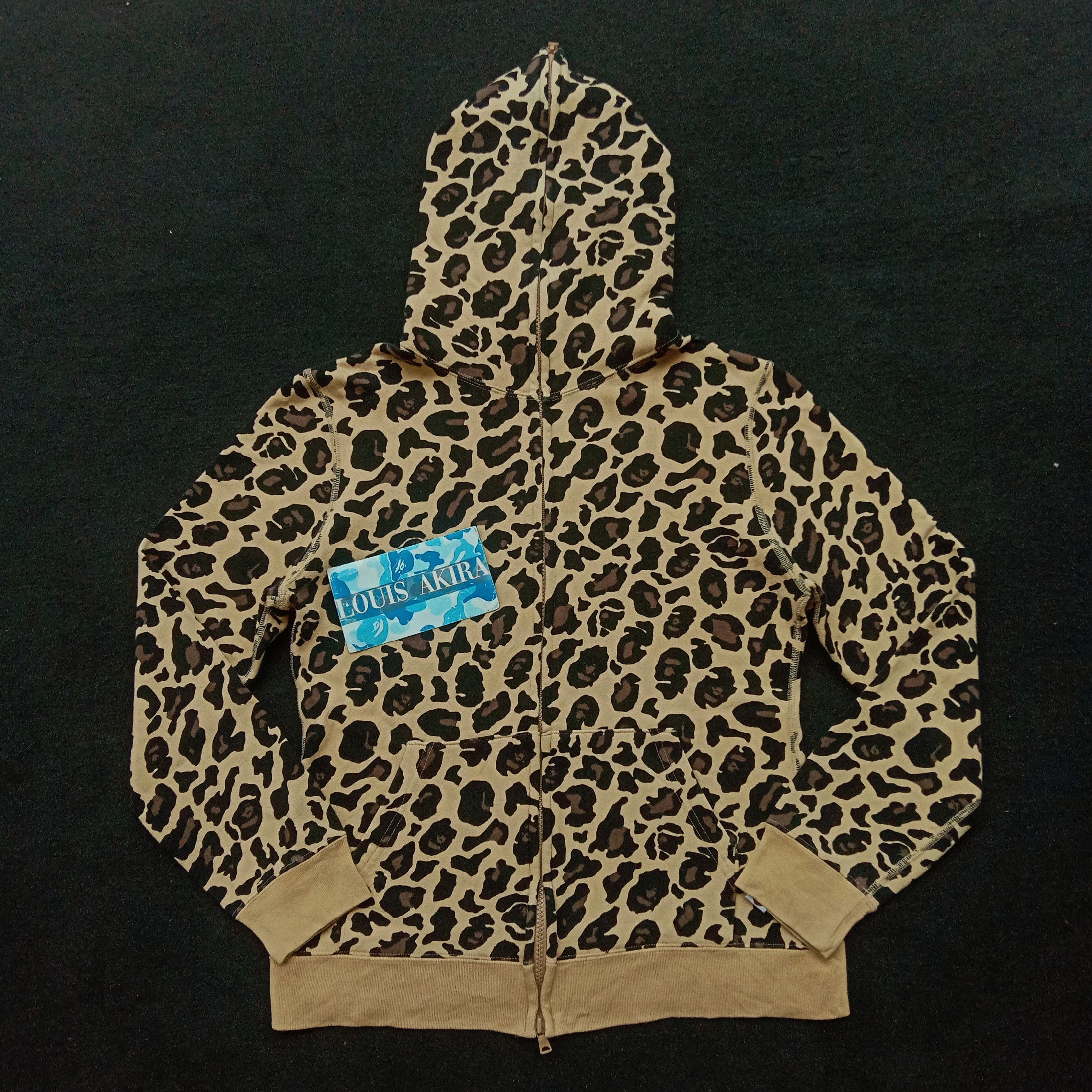 Bape 2011 Leopard Camo Full Zip Hoodie | Grailed