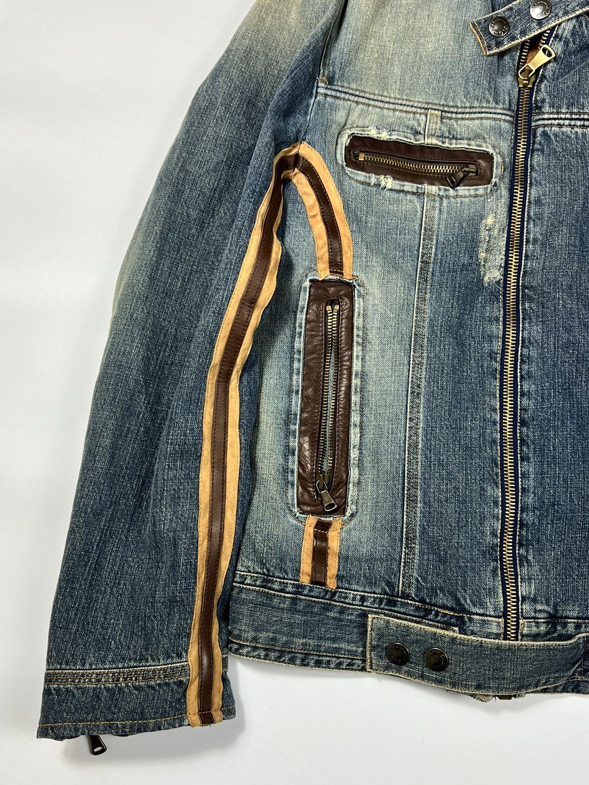 Dolce & Gabbana Vintage Archive Dolce & Gabbana Lots Zip Dirty Denim ...