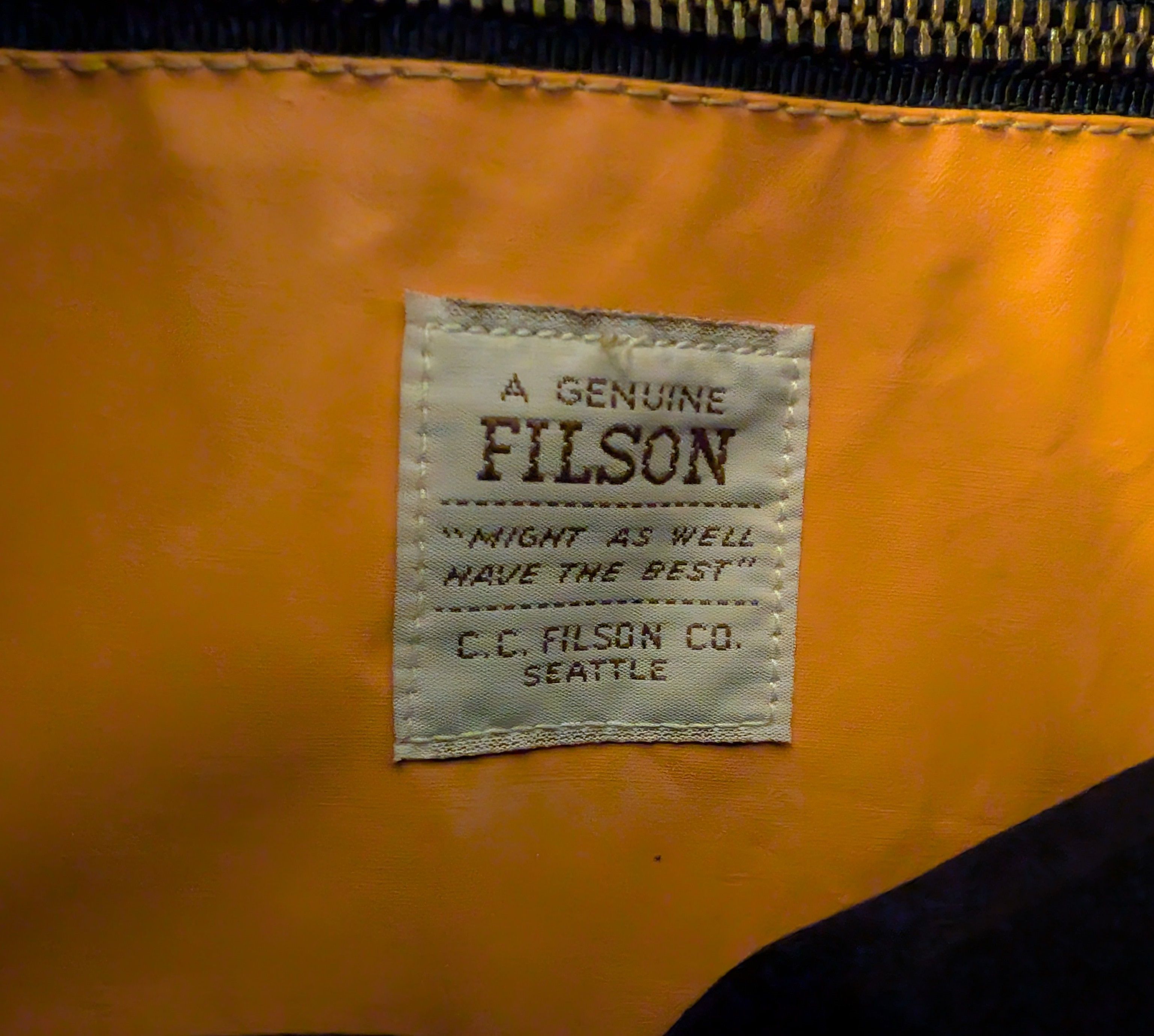 Filson RARE Vintage Filson Two-tone Canvas Tote Bag Made in USA | Grailed