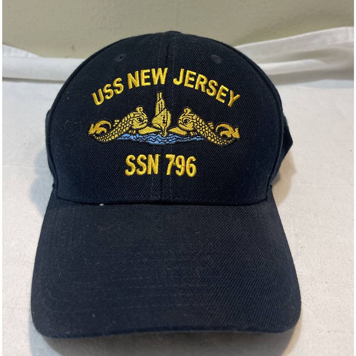 The Unbranded Brand EAGLE CREST USS NEW JERSEY SSN-796 BASEBALL HAT ...