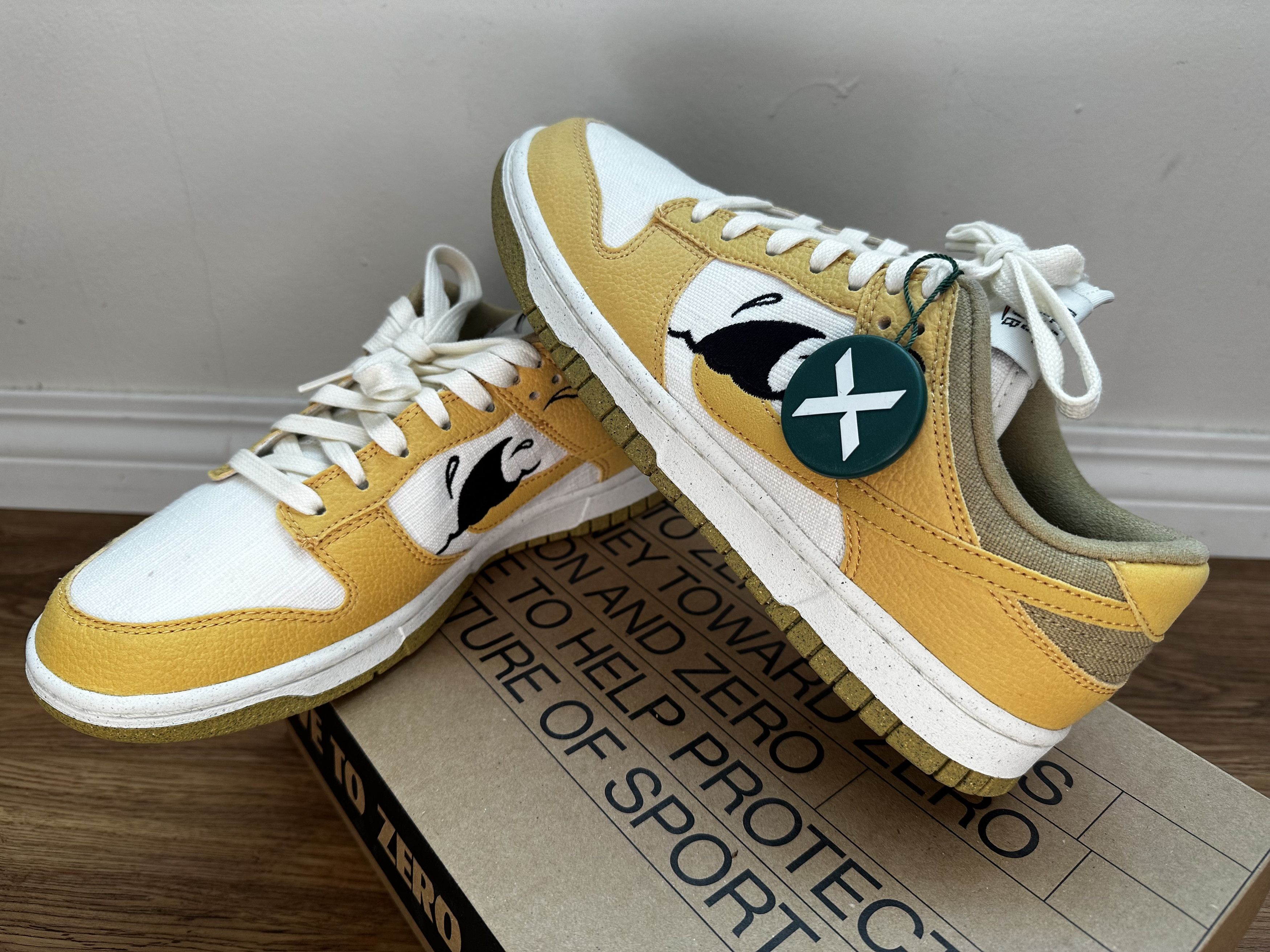 Nike Nike Dunk Low Retro Sun Club Wheat Grass Orange | Grailed