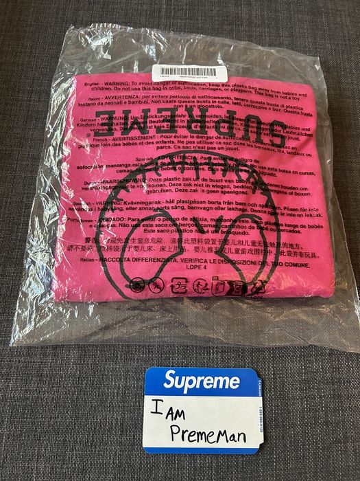 Supreme Supreme Disney Skeleton Tee hot pink large FW23 nightmare | Grailed