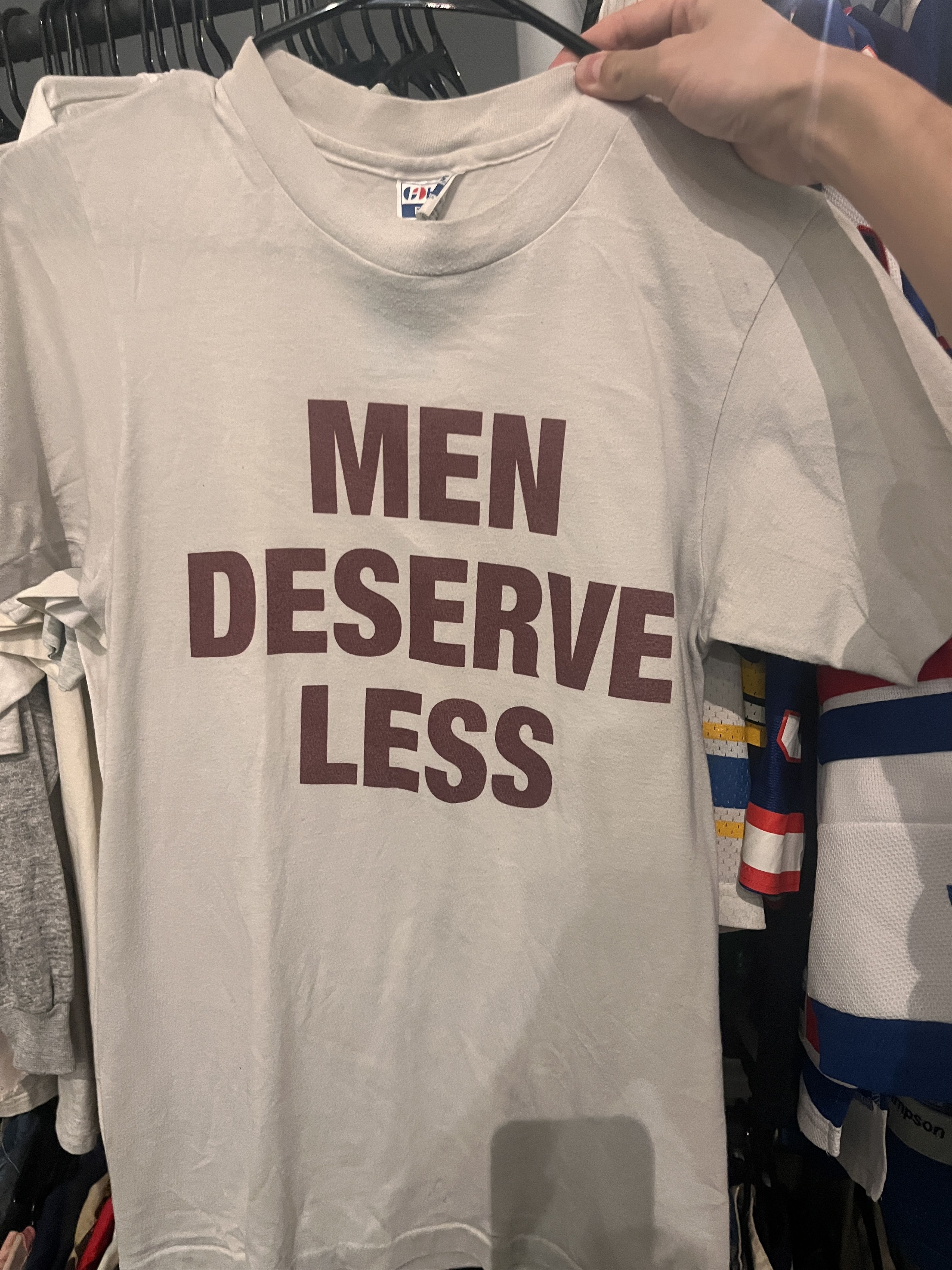 Other Vintage Men Deserve Less Shirt | Grailed
