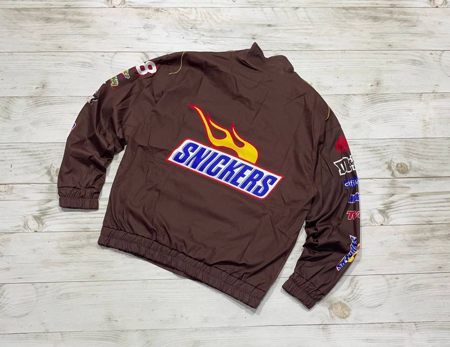 Ford Vintage Nascar Ford Racing Snickers Ricky Rudd Bomber Jacket | Grailed