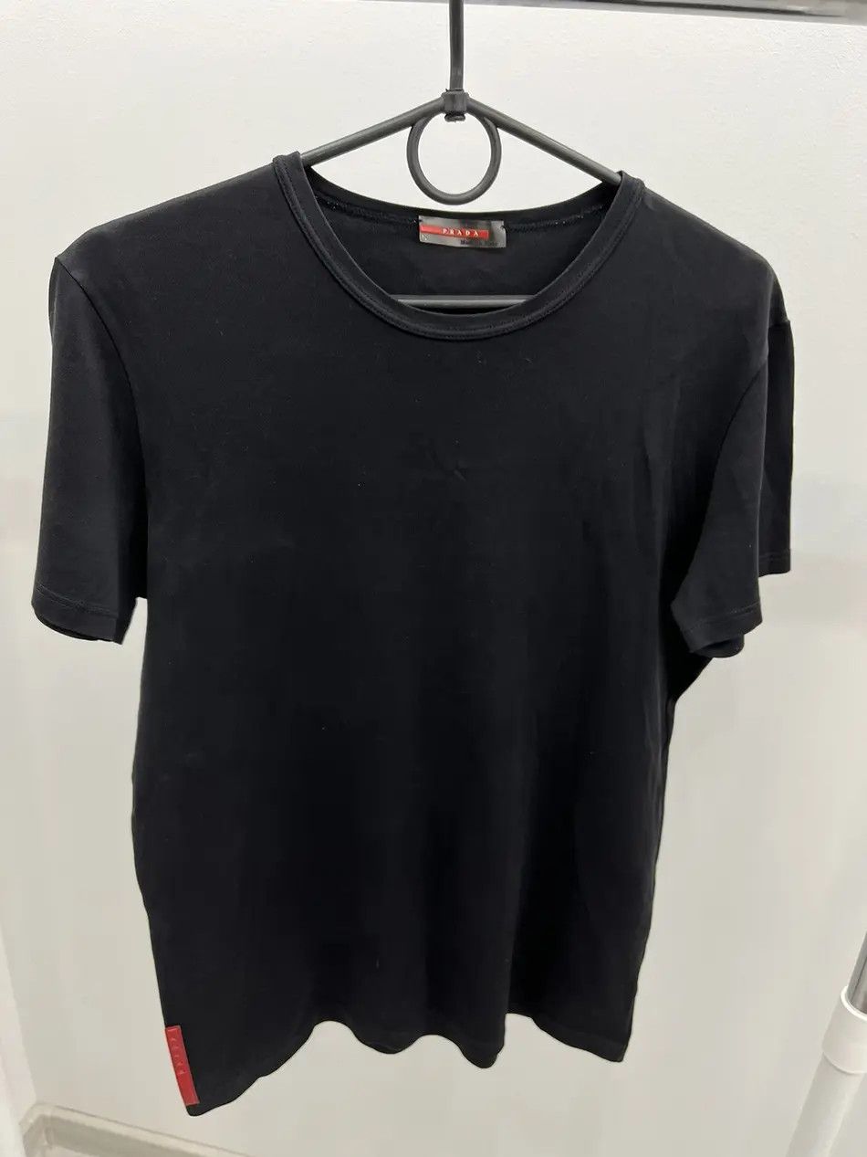 Prada × Vintage Prada Red Label Cotton T-Shirts Tee | Grailed