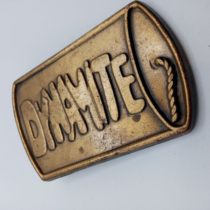 Vintage Dynamite Belt Buckle Vintage TNT Stick 1970s Western | Grailed