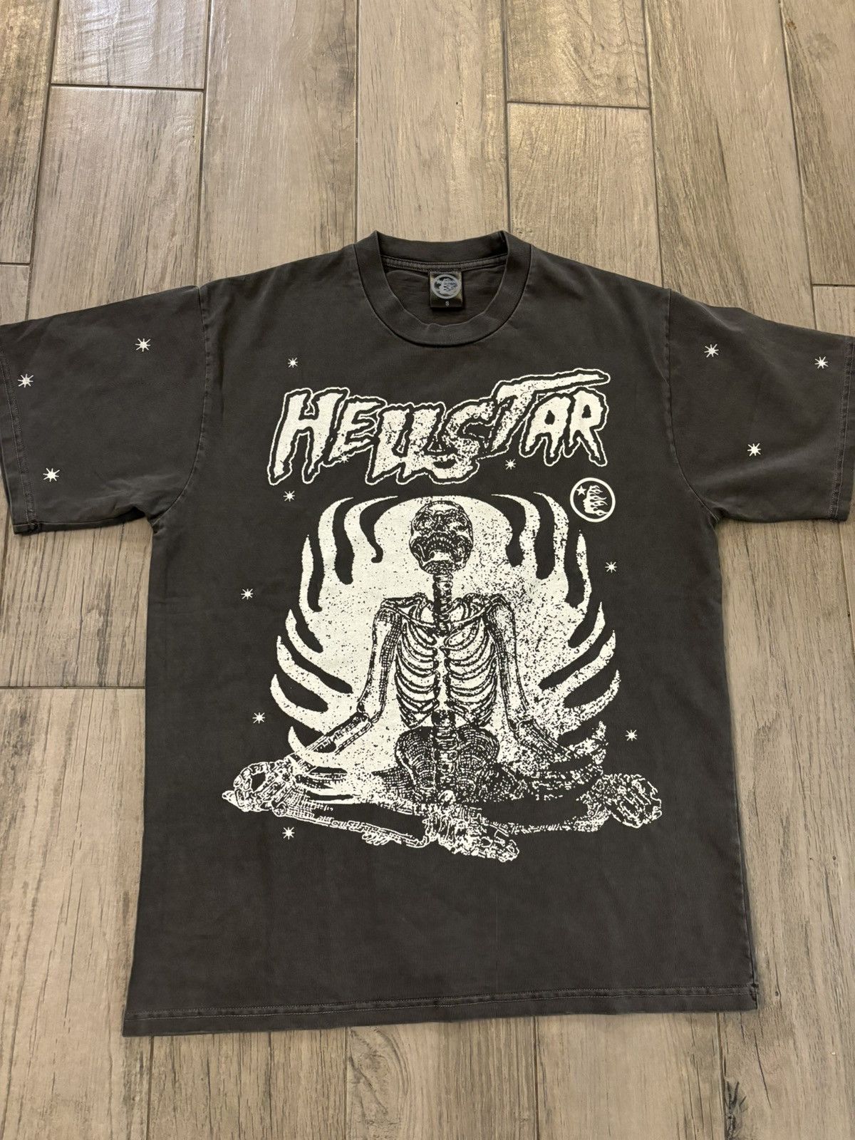Streetwear Hellstar Skeleton Inner Peace Shirt | Grailed