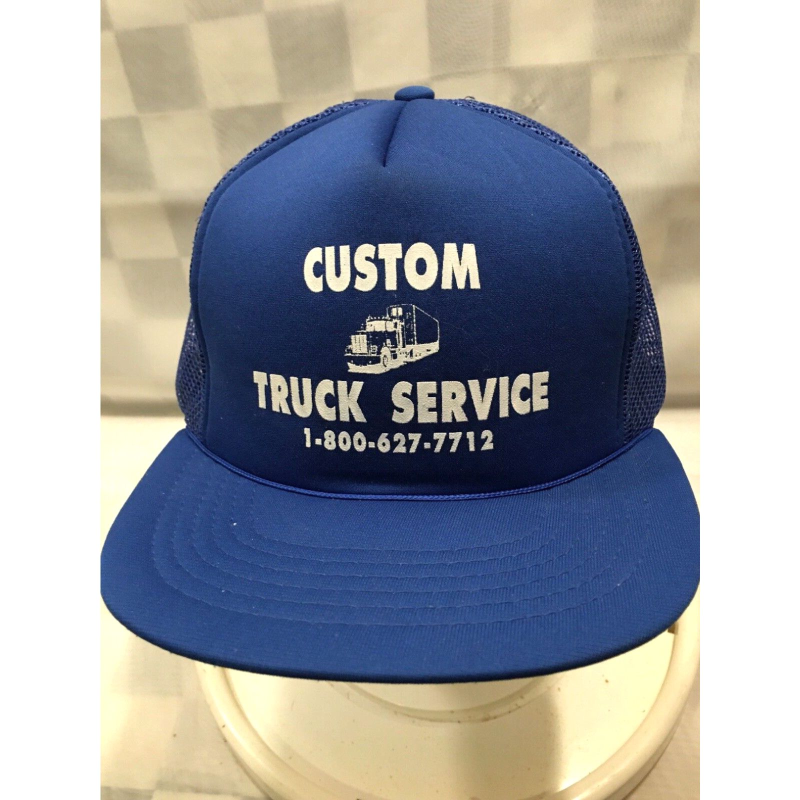 Vintage CUSTOM Truck Service Mesh Trucker Snapback Adult Cap Hat | Grailed