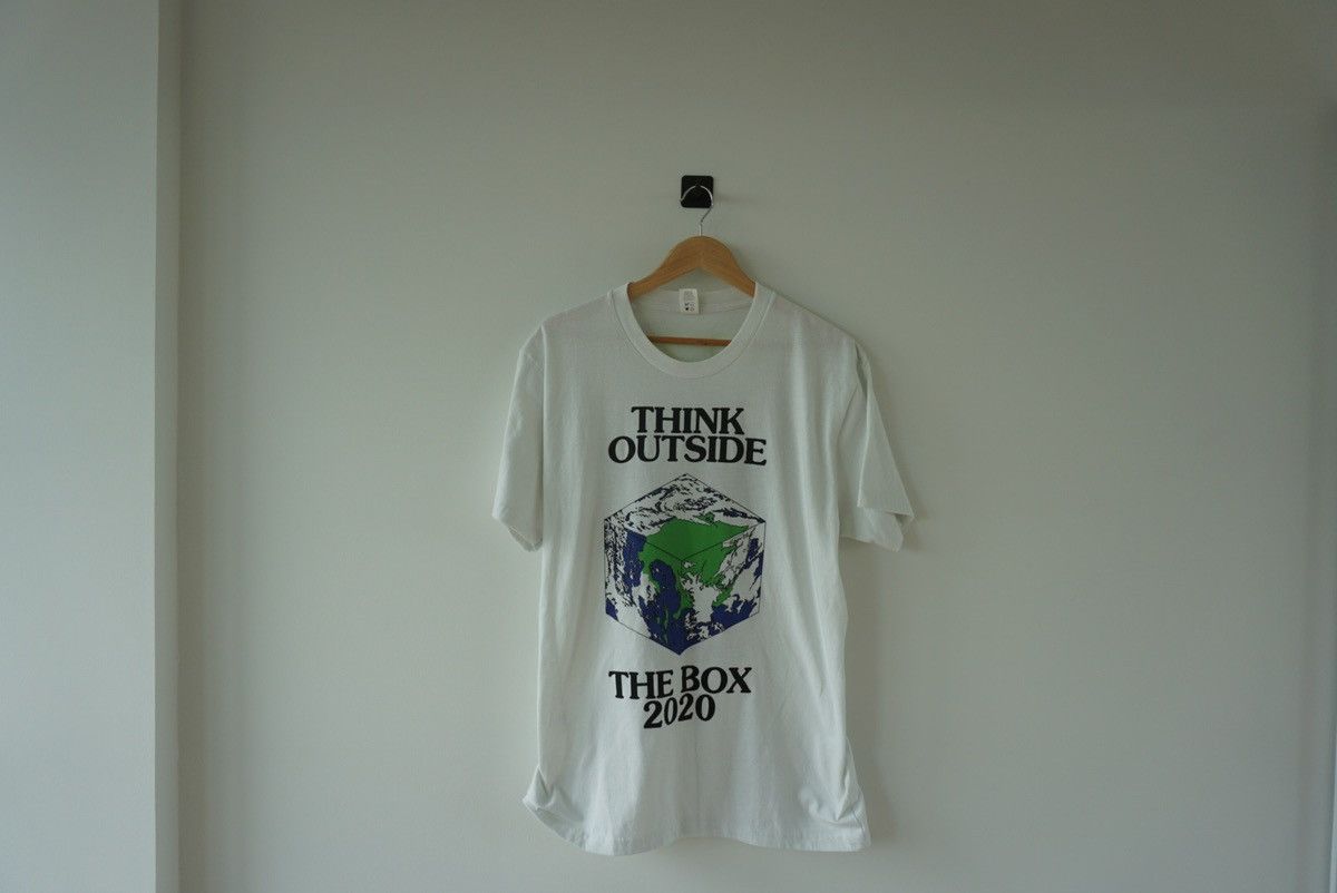 Virgil Abloh Virgil Abloh x Canary Yellow “Think outside the box Tee ...